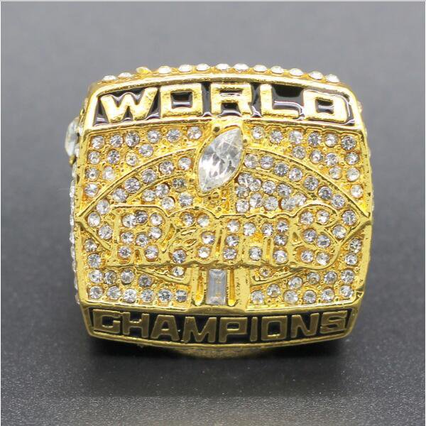 Fashion Goldl Plated Vintage 2000 St. Louis Rams Super Bowl XXXIV Worl