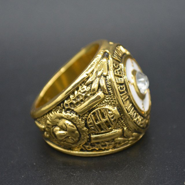 Fashion Gold Plated Vintage 1935 Detroit Tigers World Baseball Champio