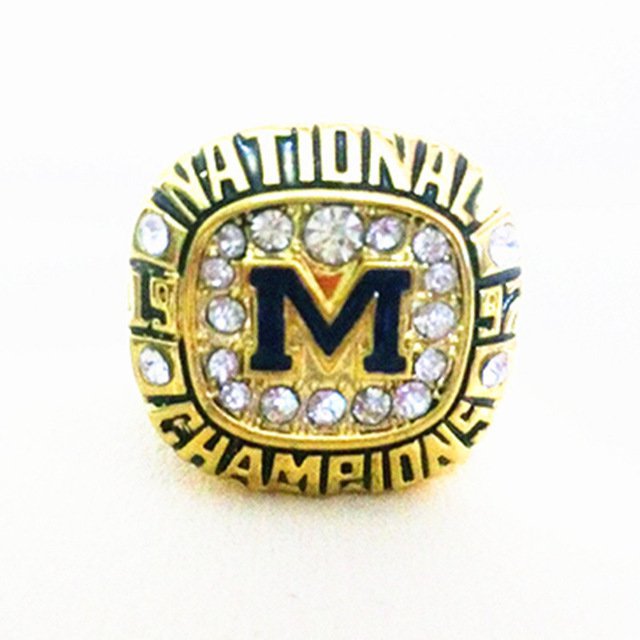 1997 University of Michigan Championship rings replica drop shipping B