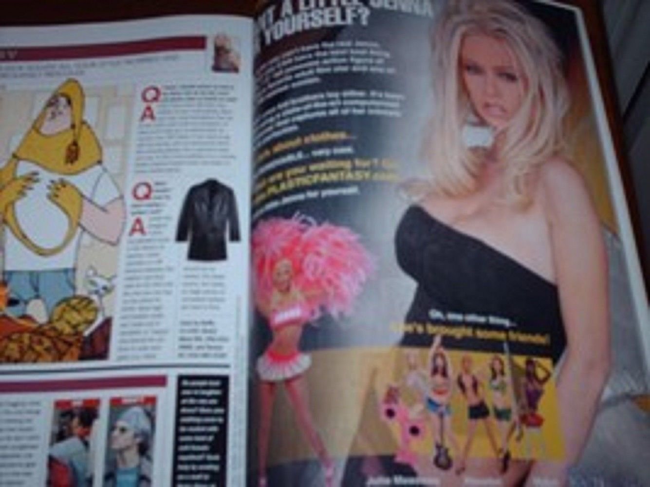 December 2002 FHM Magazine Ali Landry Sexiest Lingerie Eagles Cheerleaders