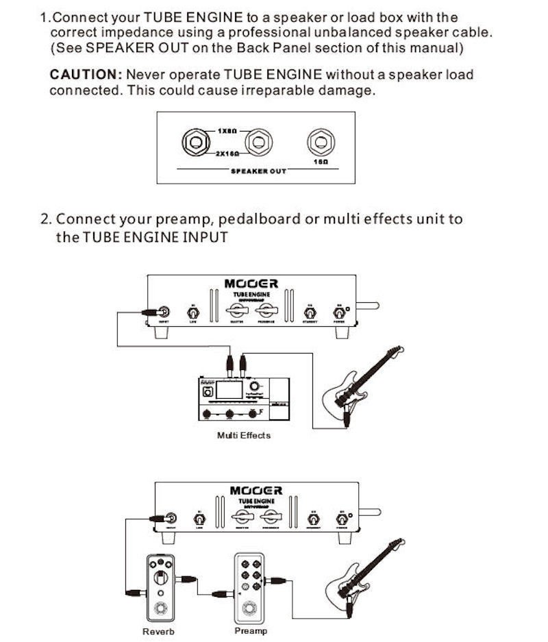 Mooer Tube Engine 20 All Tube Class A/B 20 Watt Guitar Power Amplifier ...