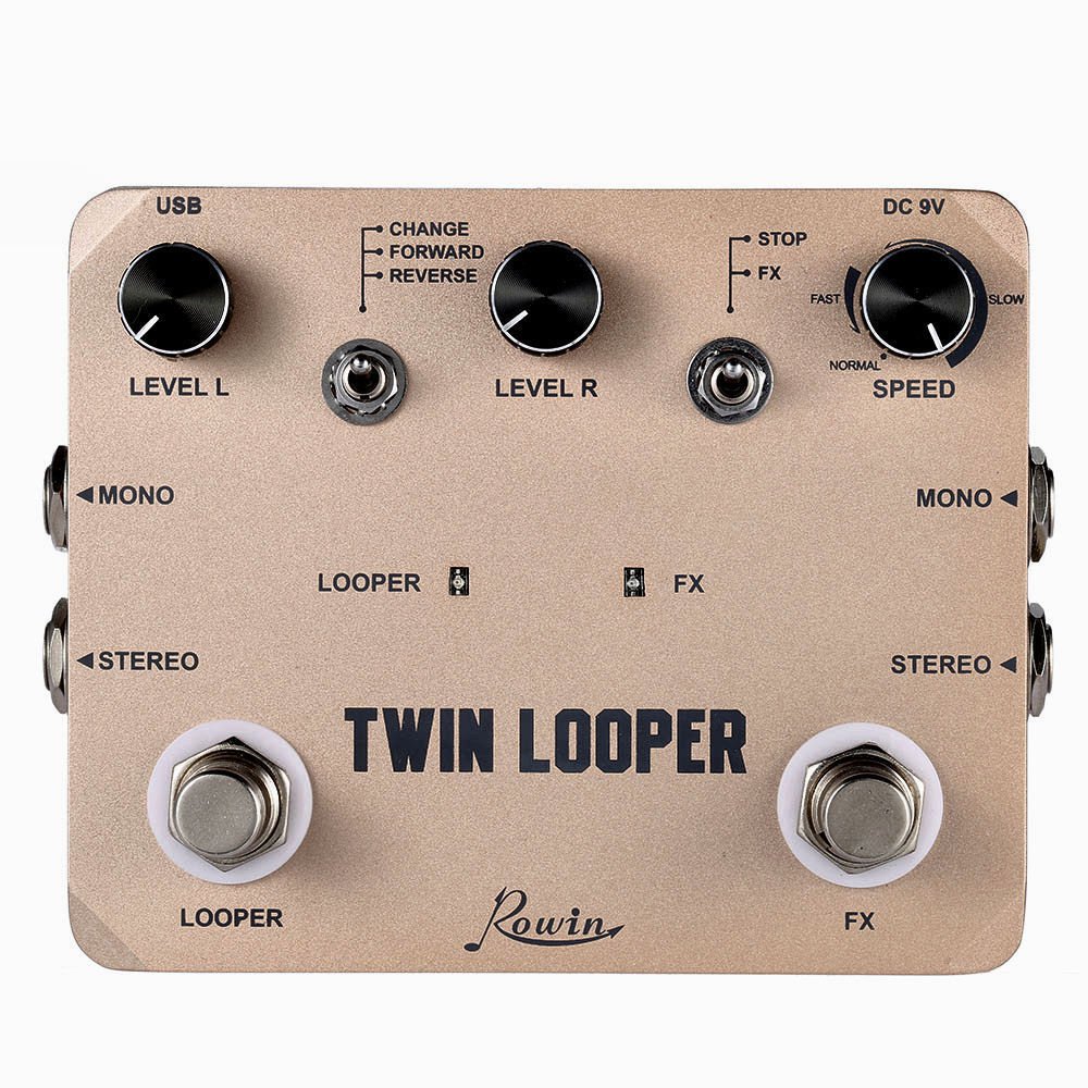 ROWIN LTL-02 Twin Looper and Recording Guitar Effect Pedal