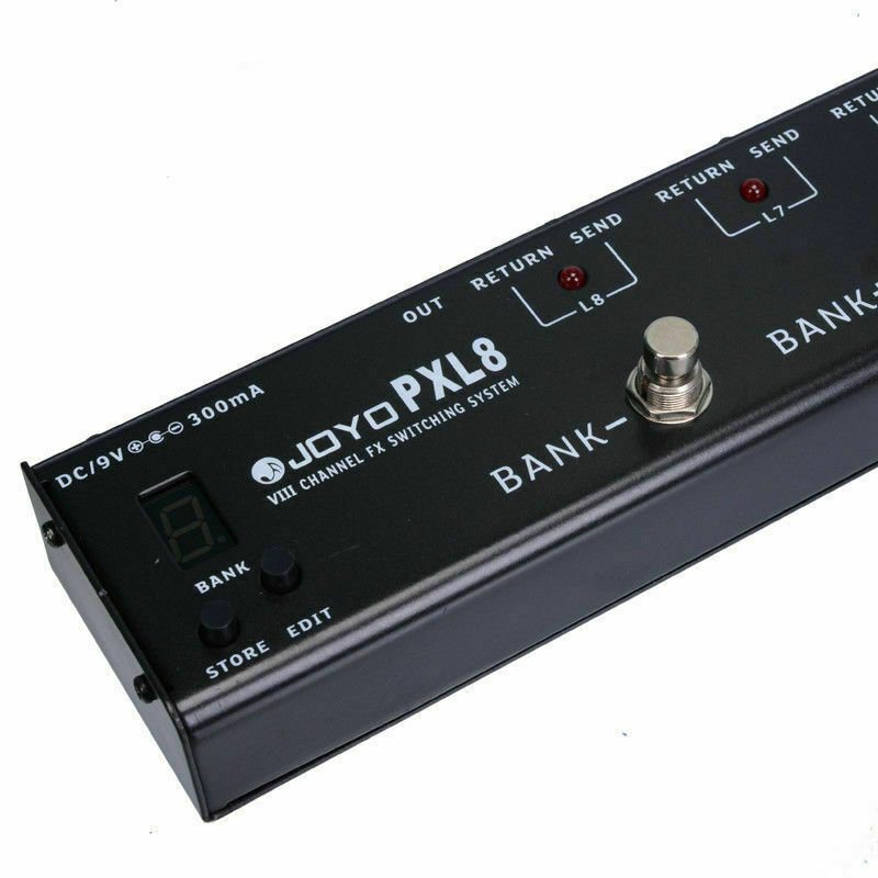 JOYO PXL8 Programable 8- Channel Looper Control Station FX Pedal ...