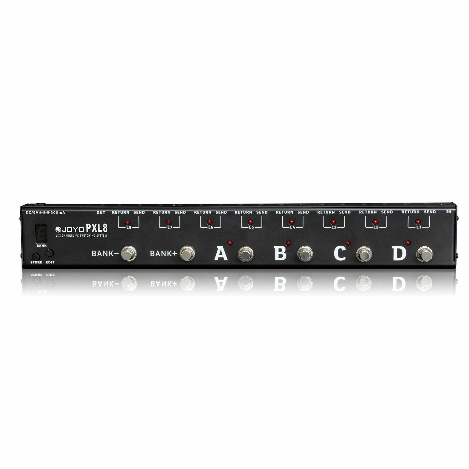 JOYO PXL8 Programable 8- Channel Looper Control Station FX Pedal ...