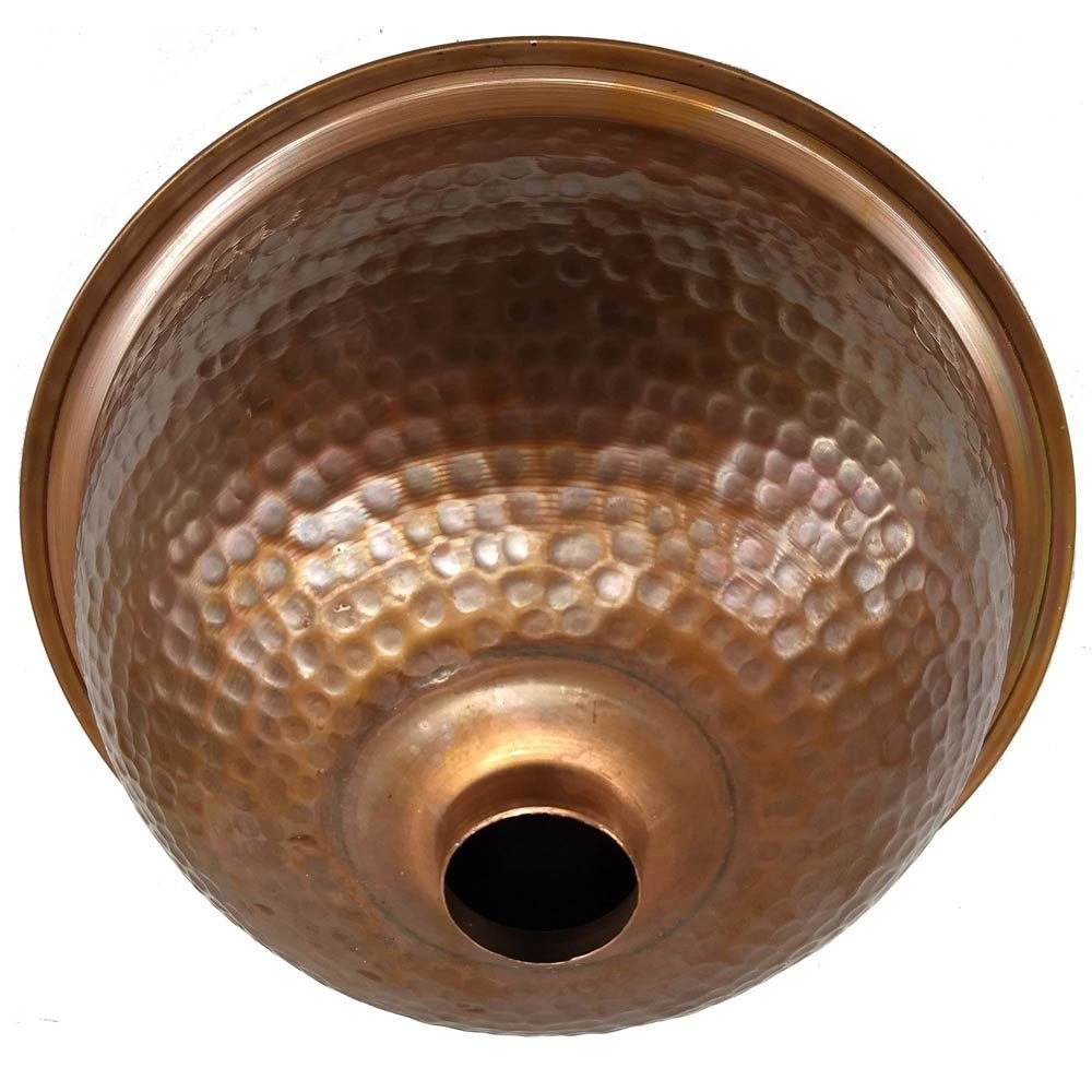 hammered Distressed Industrial Rustic Copper Dome Ceiling Pendant Lamp ...