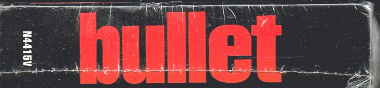 Bullet VHS Movie Tupac Shakur Mickey Rourke New Sealed