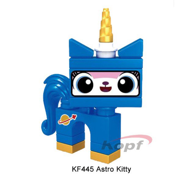 Unikitty Angry Astro Queasy Biznis Kitty Wearing Glasses 5 pcs Coolest Toy