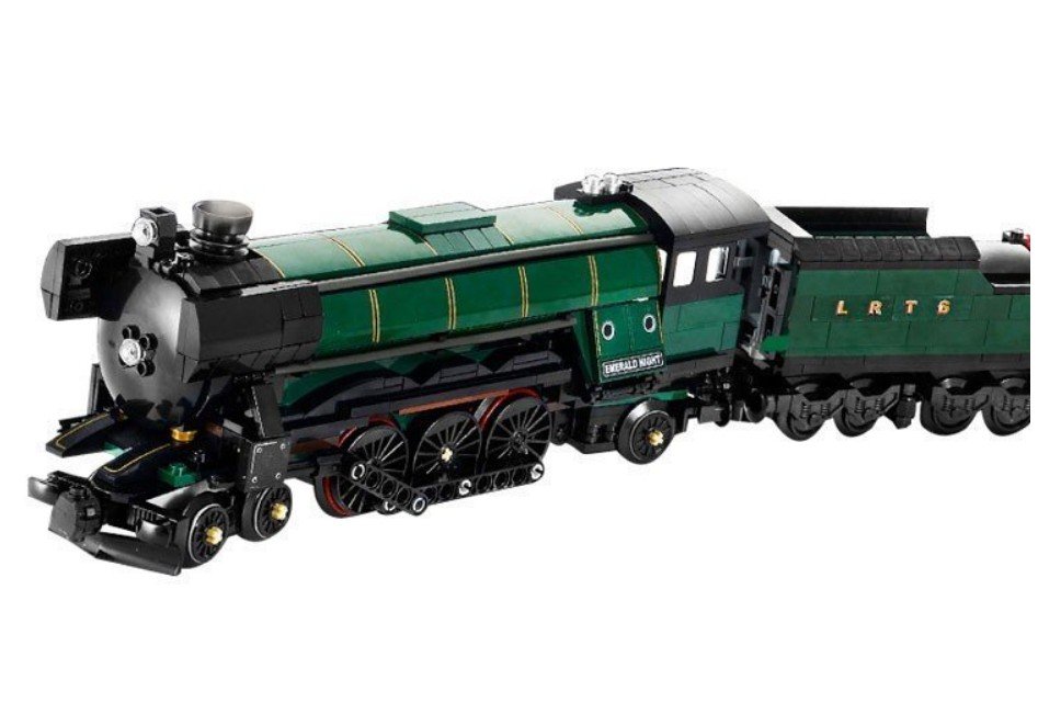 LEPIN Creator Emerald Night Train (lego 10194 analog) Building Block Sets