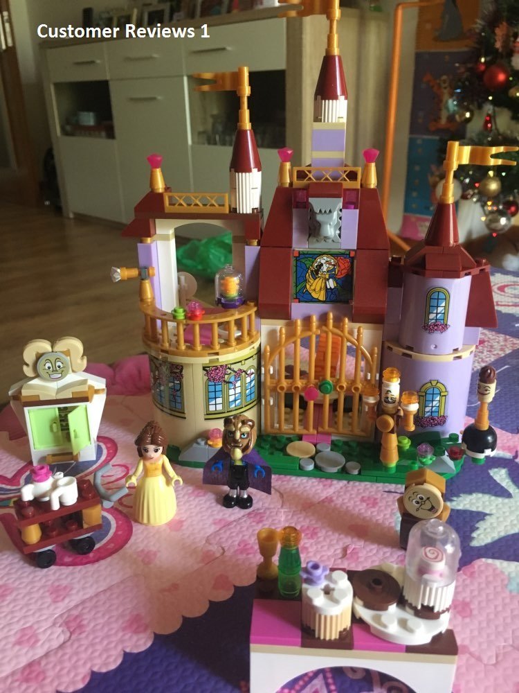 Princess belle's enchanted castle (lego 41067 analog) Building Blocks ...