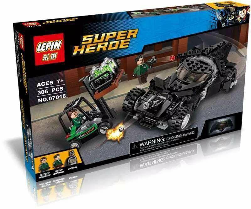 Lepin Super Heroes Kryptonite Interception (Lego 76045 analog) Building ...