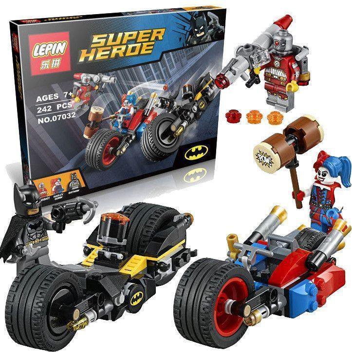 Lepin Super Heroes Batman: Gotham City Cycle Chase (lego 76053 analog ...