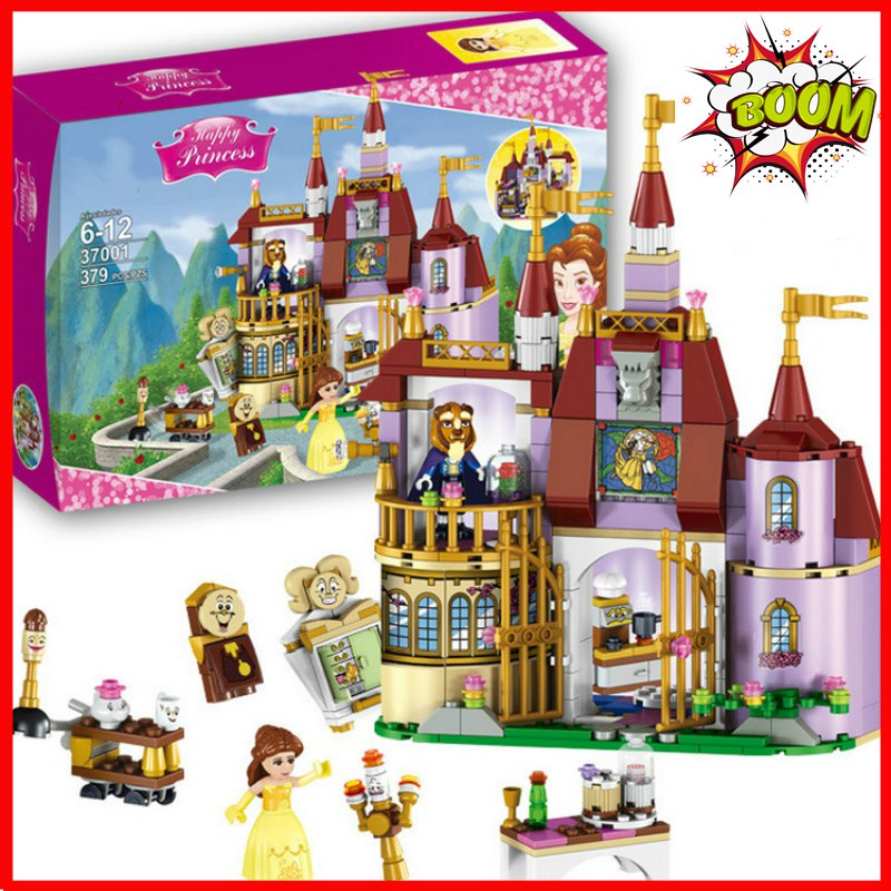 Princess belle's enchanted castle (lego 41067 analog) Building Blocks ...