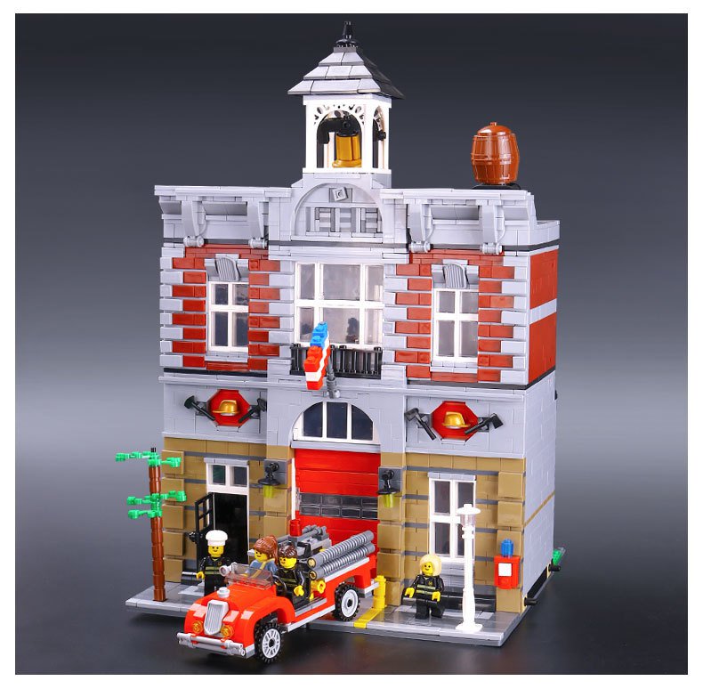 Lepin Fire Brigade (Lego 10197 analog ) Building Blocks set