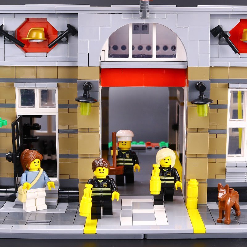 Lepin Fire Brigade (Lego 10197 analog ) Building Blocks set