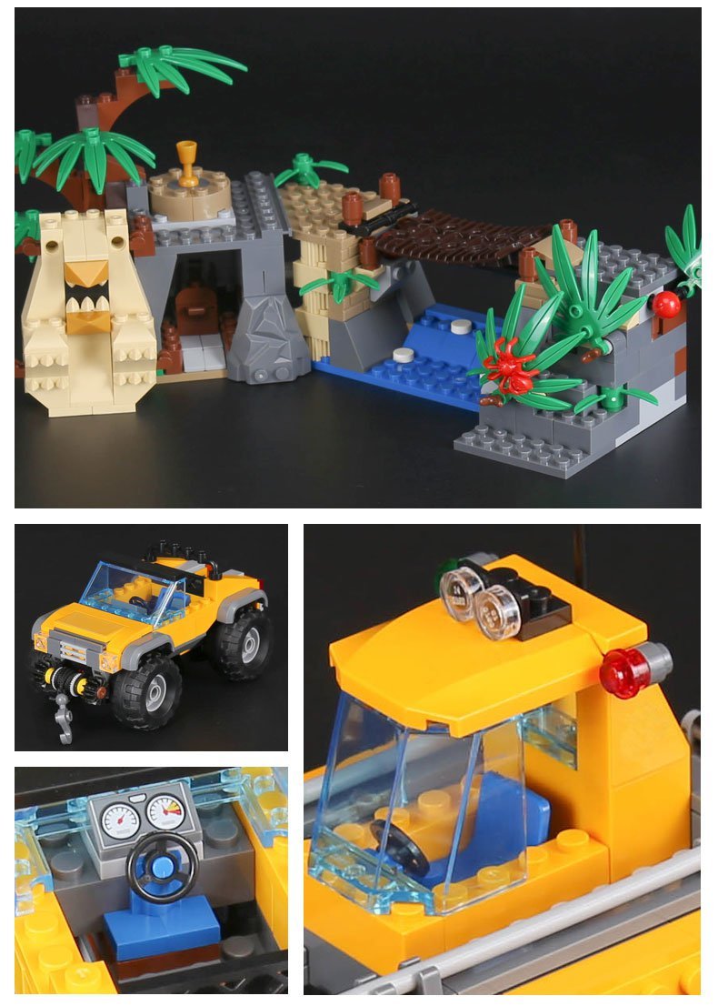 Lego City Series Jungle Air Drop Helicopter (Lego 60162 analog ...