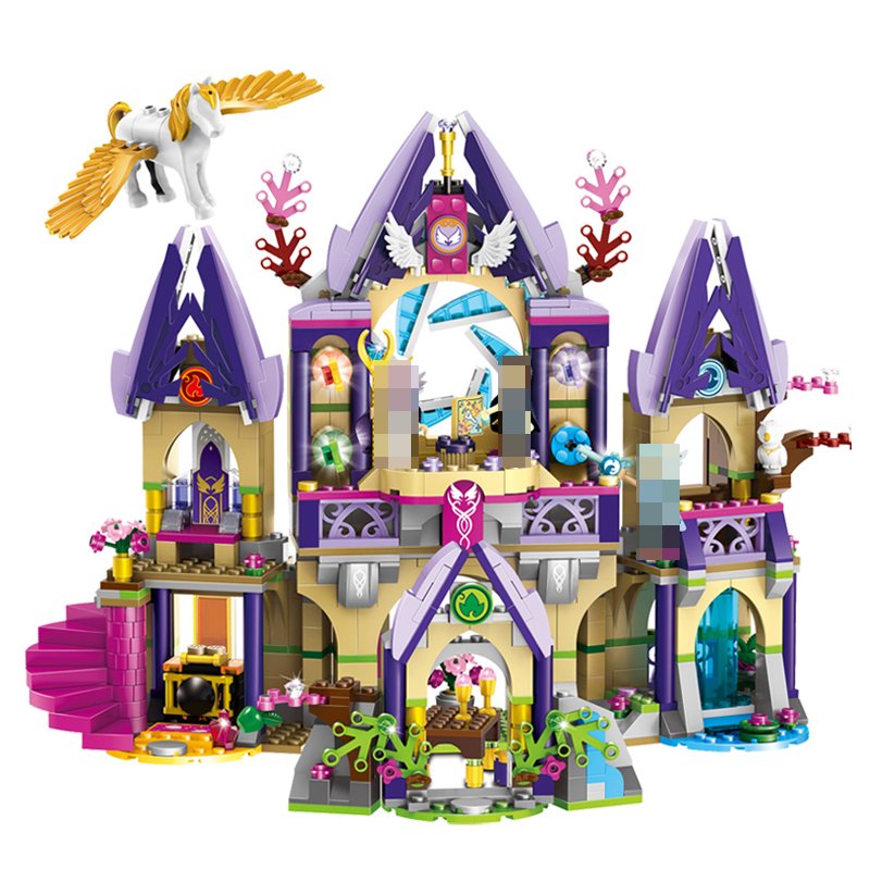 Elves Skyra's Mysterious Sky Castle (lego 41078 analog) Building Blocks