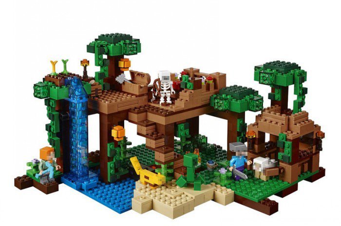 Lepin Minecraft The Jungle Tree House (Lego 21125 analog) Building ...