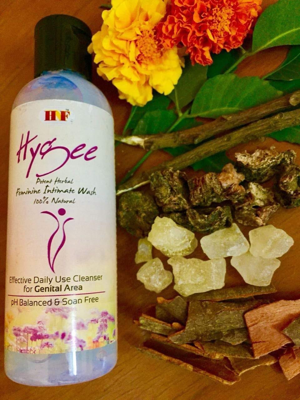 HYGEE- All Natural & Herbal Feminine Intimate Hygiene Wash 100ml x 2 ...