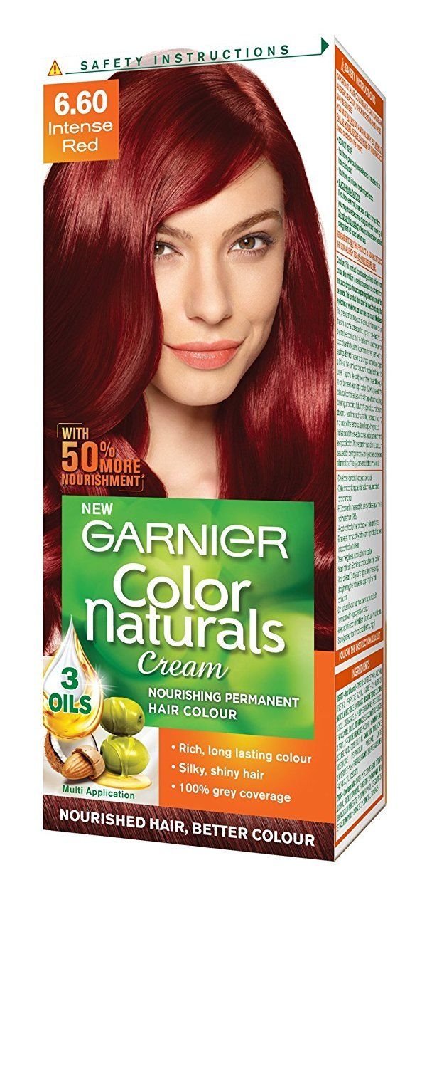 Garnier Color Naturals Shade 6.60 Intense Red, 70ml + 40g