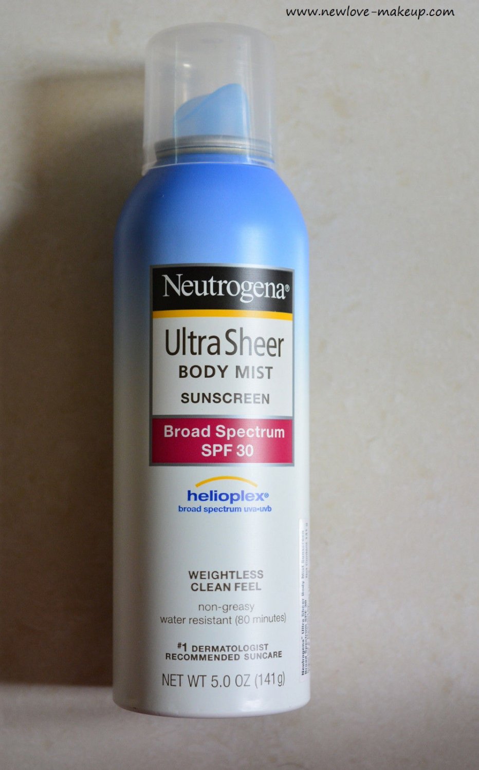 Neutrogena Ultra Sheer Body Mist SB SPF 30, 141gm