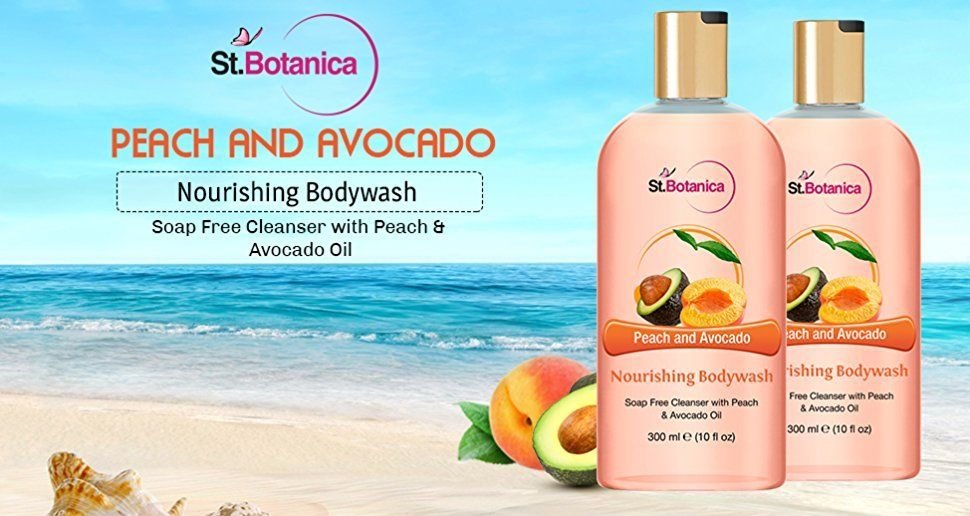 St.Botanica Peach and Avocado Nourishing Luxury Body Wash (300ml)