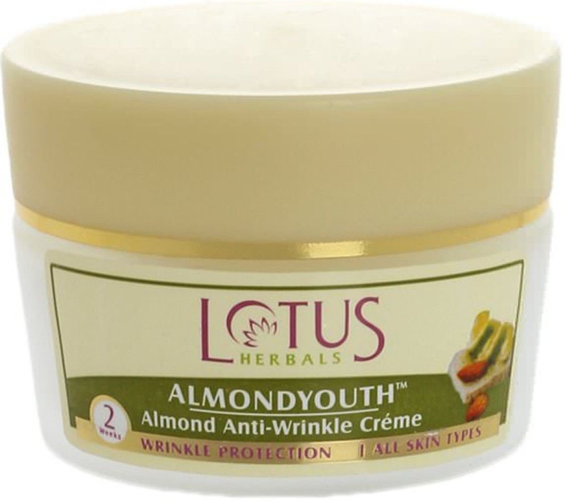 Lotus Herbals Almondyouth Almond Anti Wrinkle Cream 50gm