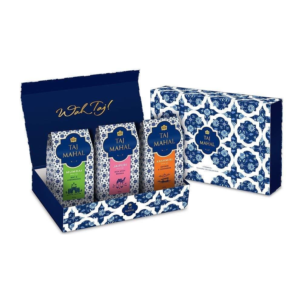 Taj Mahal Premium Tea Gift Collection 100g x 3 (3 Flavours)