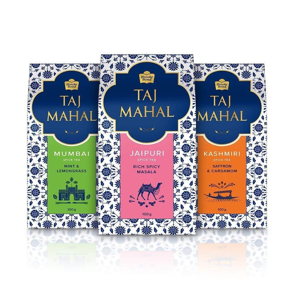 Taj Mahal Premium Tea Gift Collection 100g x 3 (3 Flavours)