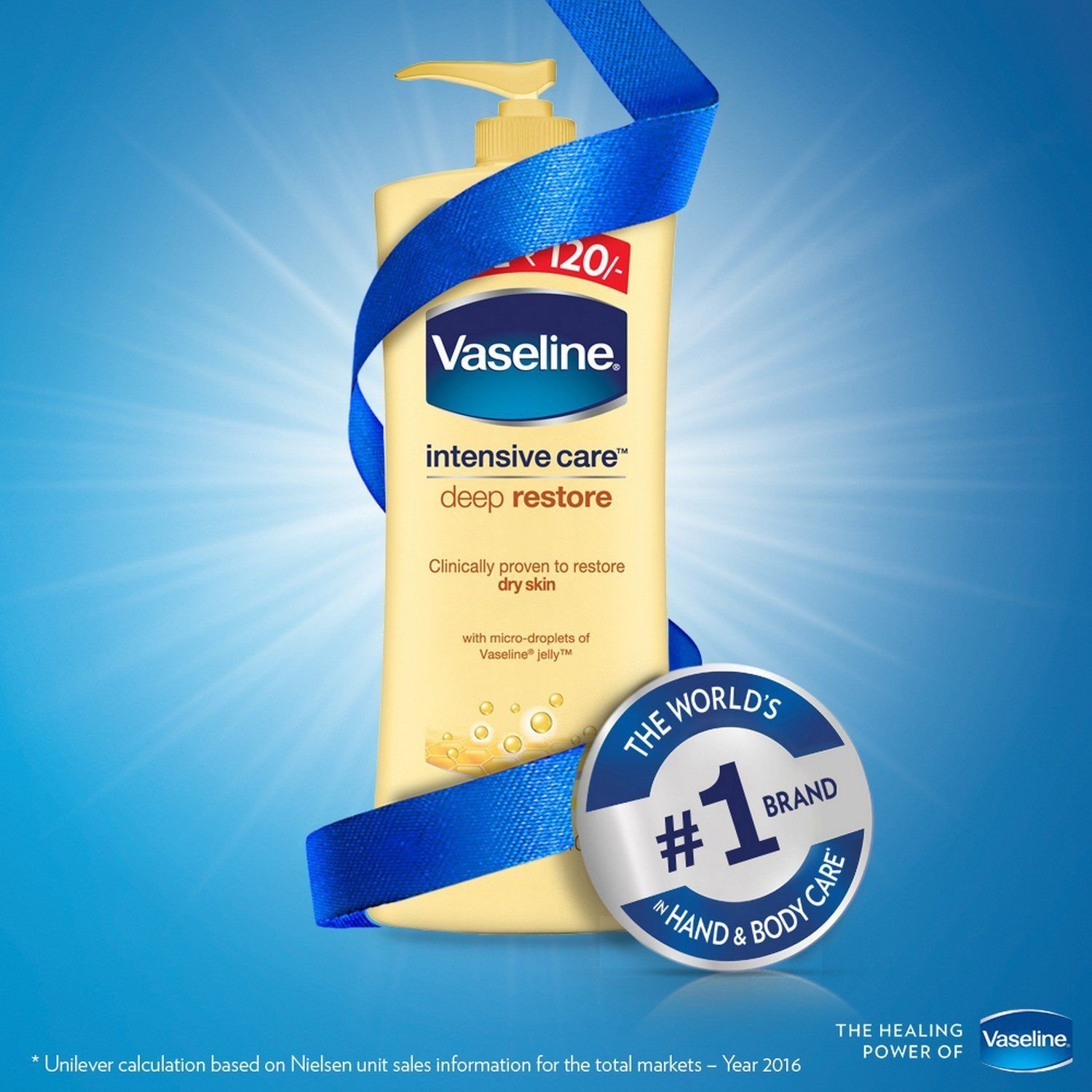 Vaseline Intensive Care Deep Restore Body Lotion, 400ml
