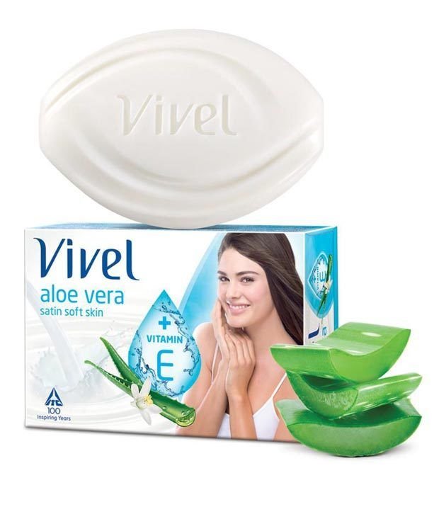 Vivel Aloe Vera Soap, 150gm x 5 (Pack of 5)