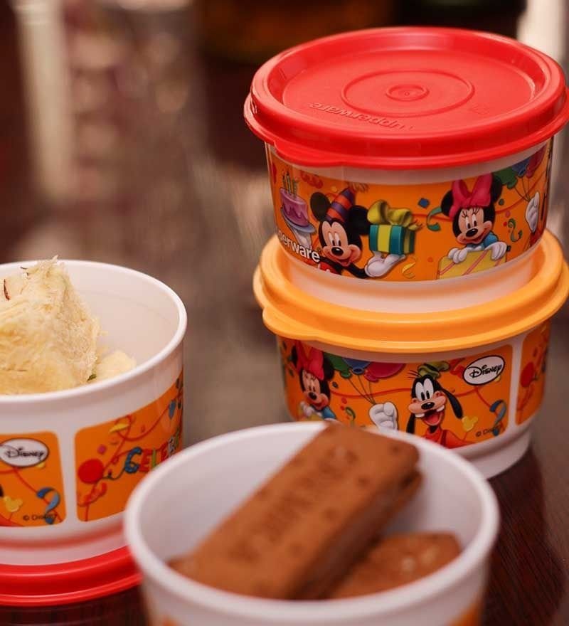 Tupperware Disney Snack Cups, 125ml Each, Set of 4