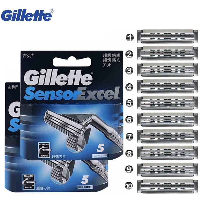 Gillette Sensor Excel 10 Cartridge (Free Shipping)