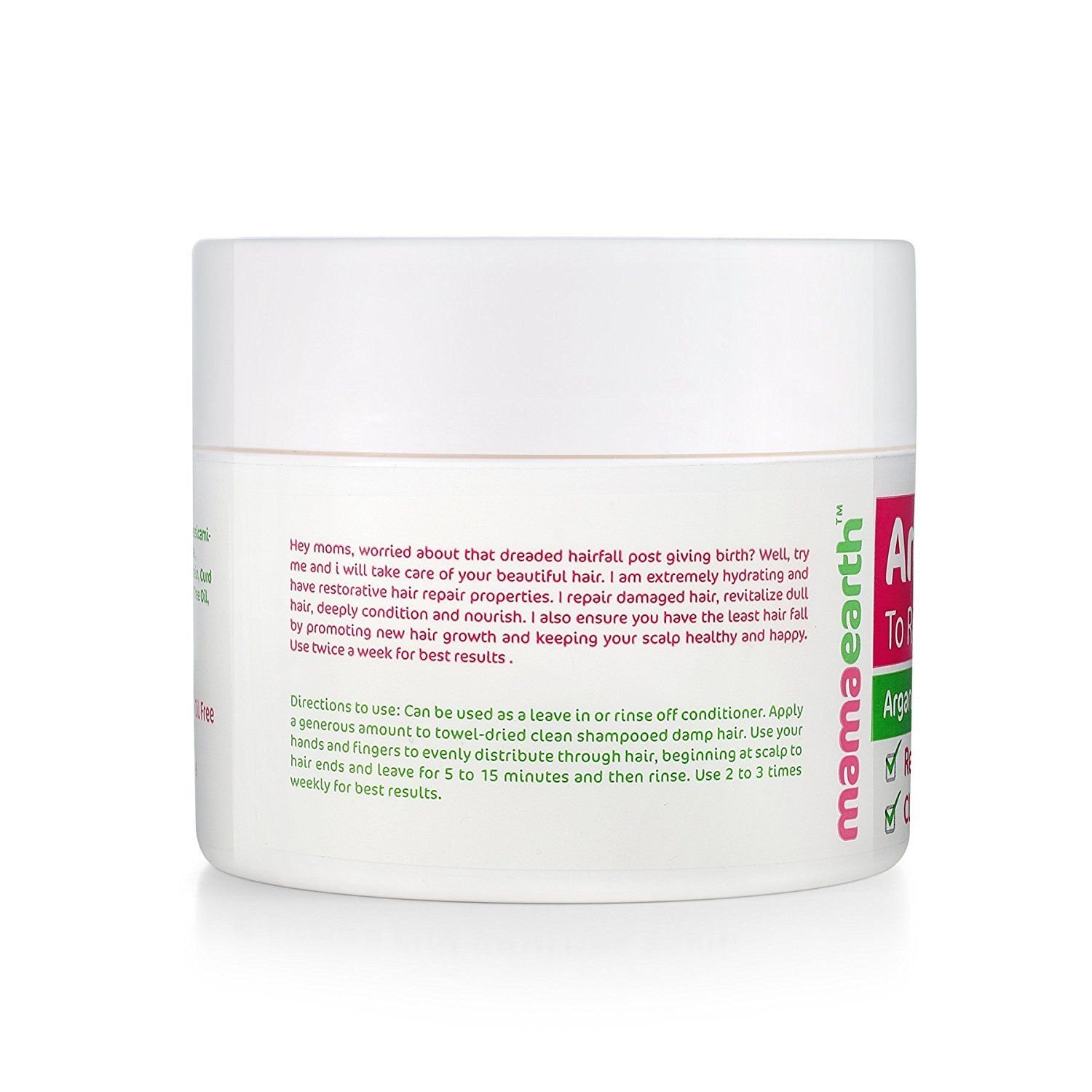 Mamaearth Argan Hair Fall Control Mask, 200ml