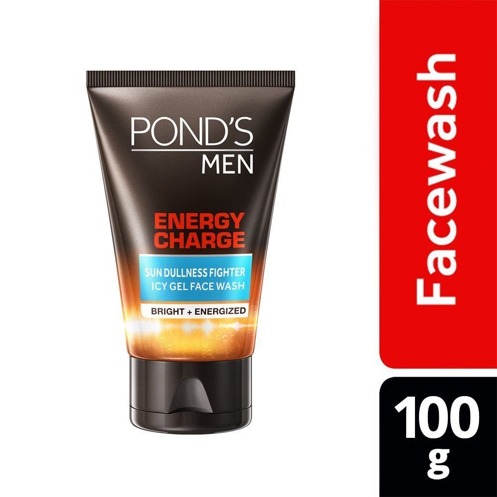 POND'S Men Energy Charge Icy Gel Face Wash, 100gm