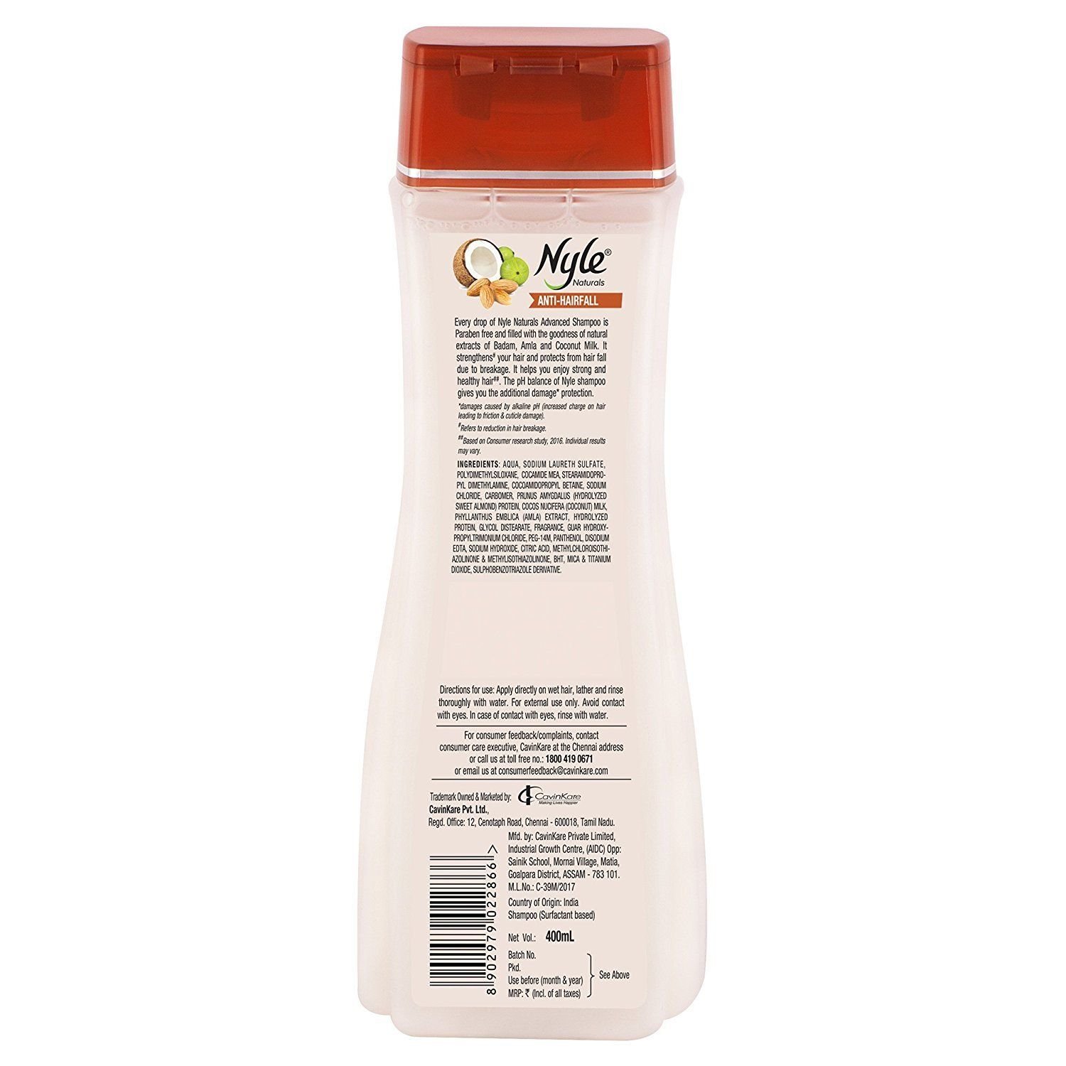 Nyle Anti Hairfall Shampoo (400ml)