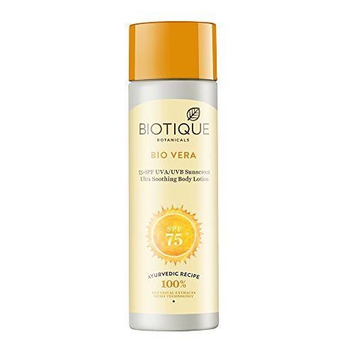 Biotique Bio Vera Face and Body Sun Lotion SPF 75+ (190ml)