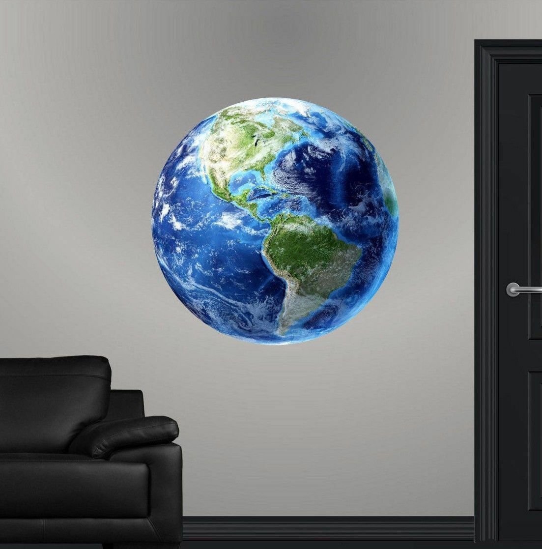 Planet Earth HD Wall Decal Blue Marble Nova Wall Sticker Educational ...