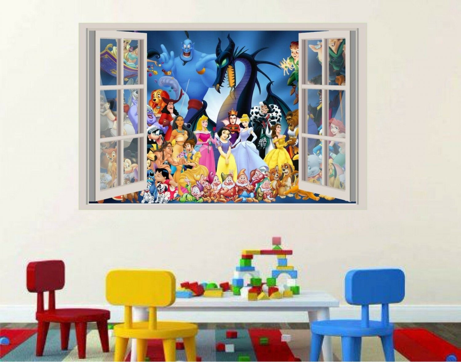 Disney characters mickey Window Decal WALL STICKER Home Decor Art Mural 1
