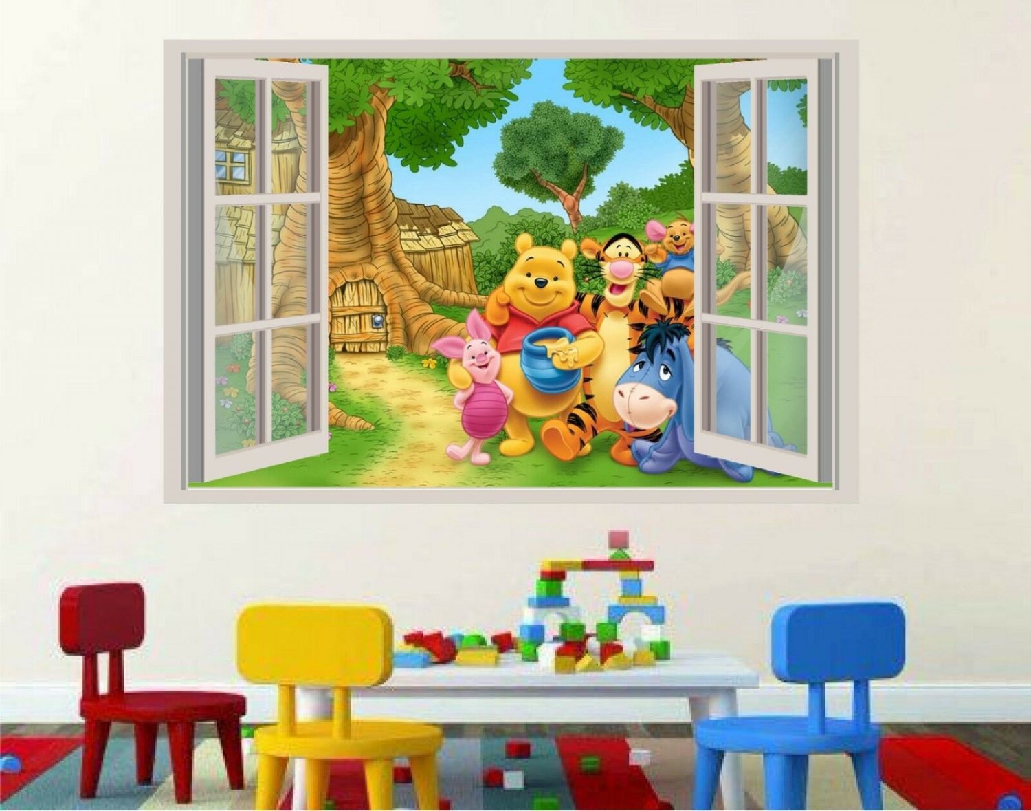 Winnie the Pooh Disney piglet Window Decal WALL STICKER Home Decor Art ...