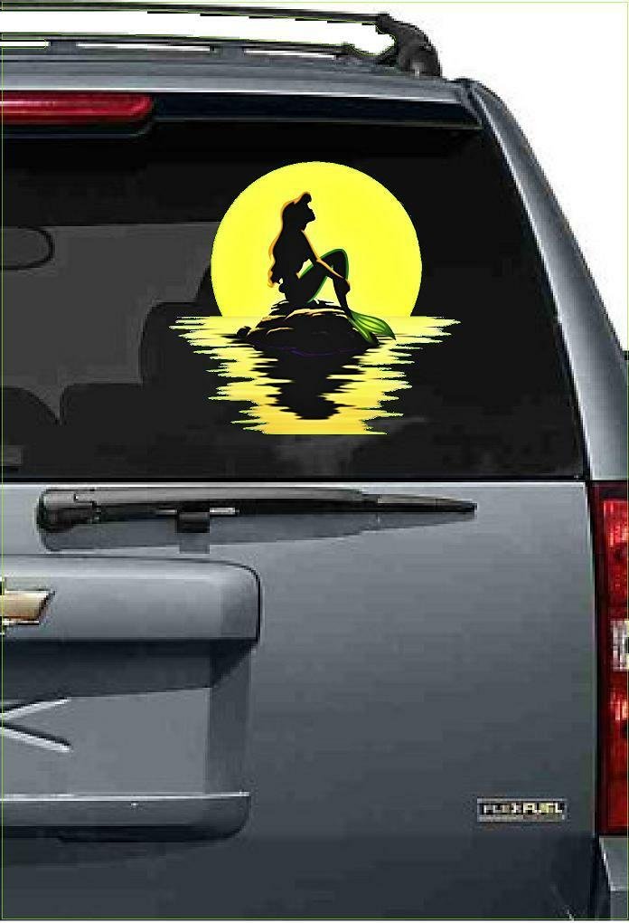 The little Mermaid, Arial Window View Decal WALL STICKER Decor Art Mural