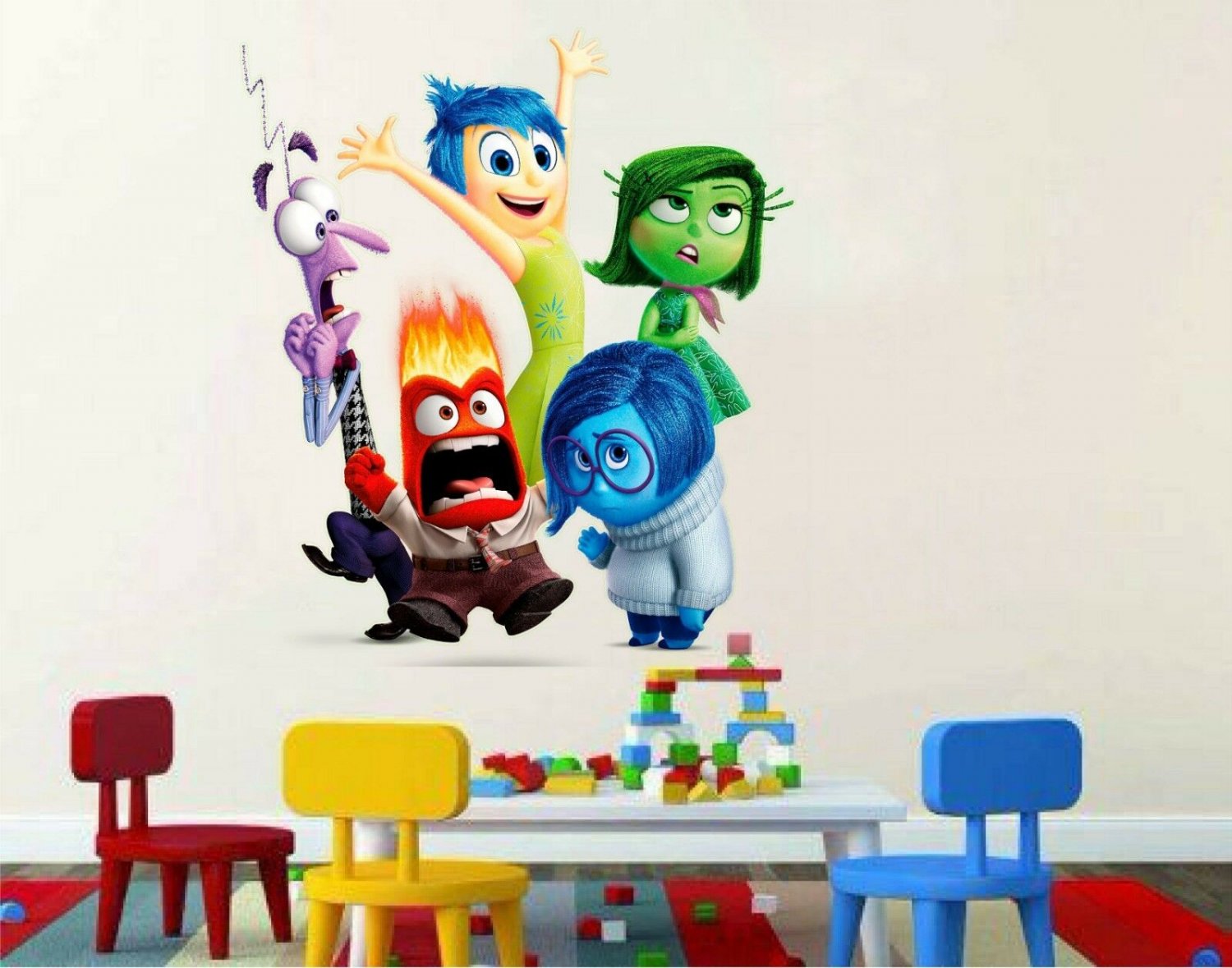 Inside out 3D Window Decal WALL STICKER Home Decor Art Mural kids movie