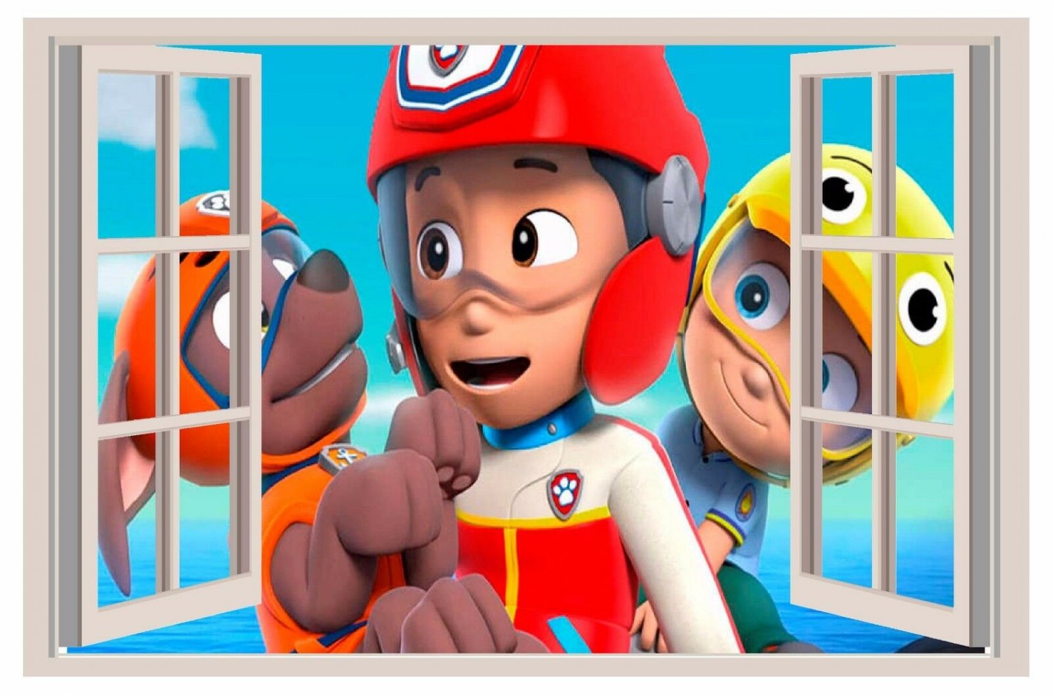 PAW PATROL Alex's Lost Tooth 3D WALL STICKER decor ART KIDS DECAL ...