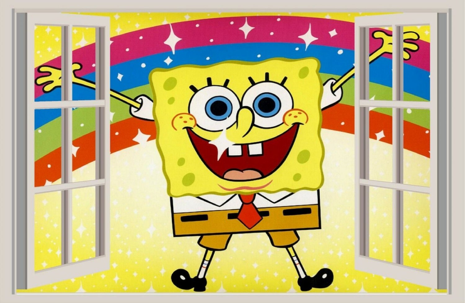 SpongeBob SquarePants Window Decal Krusty Krab Gary Sandy Patrick ...