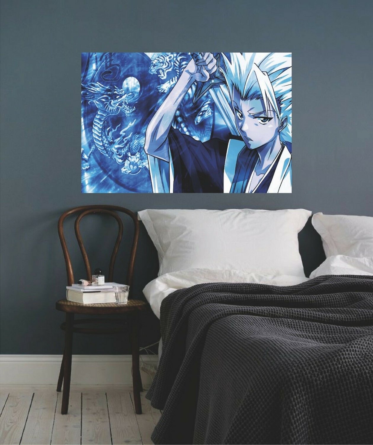 Bleach Tōshirō Hitsugaya Hollow Ice wall Decal Sticker Vinyl Decor Door ...