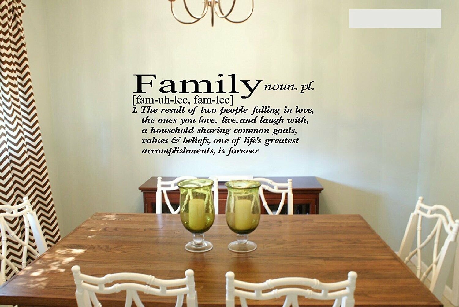 Family definition Wall Art Decal Quote Words Lettering Decor Sticker ...