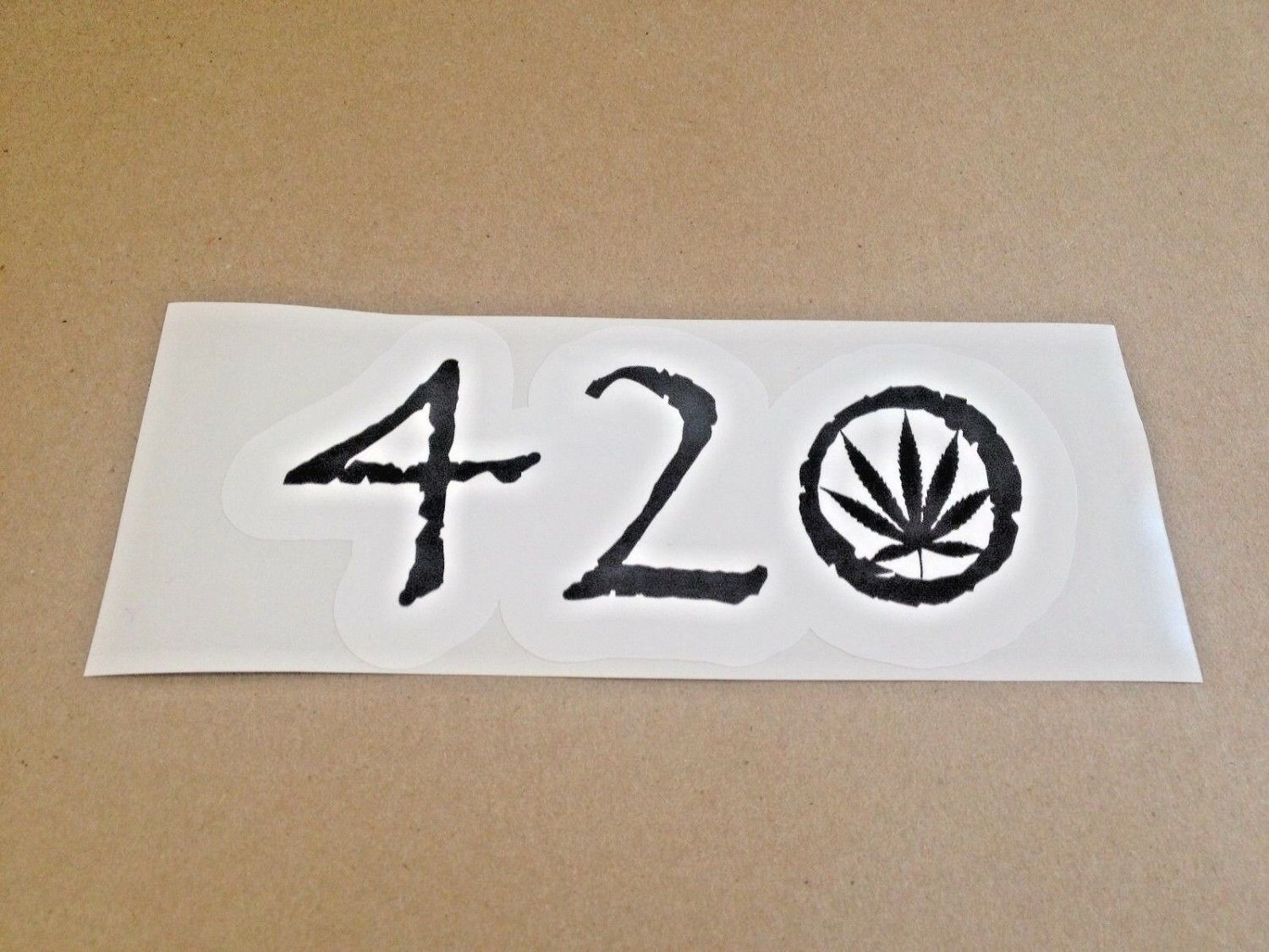 420 Decals Sticker Pot Leaf Decal Vinyl Hippie Sticker MARIJUANA