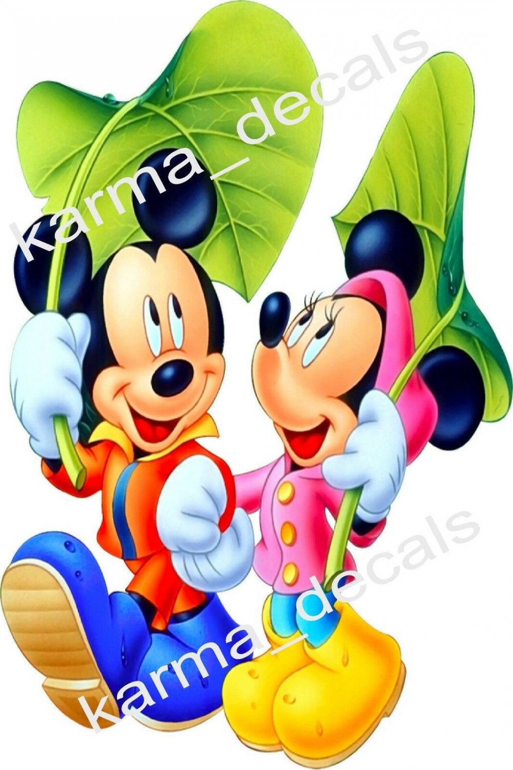 Mickey Minnie mouse Window Decal WALL STICKER Home Decor Art Mural 1