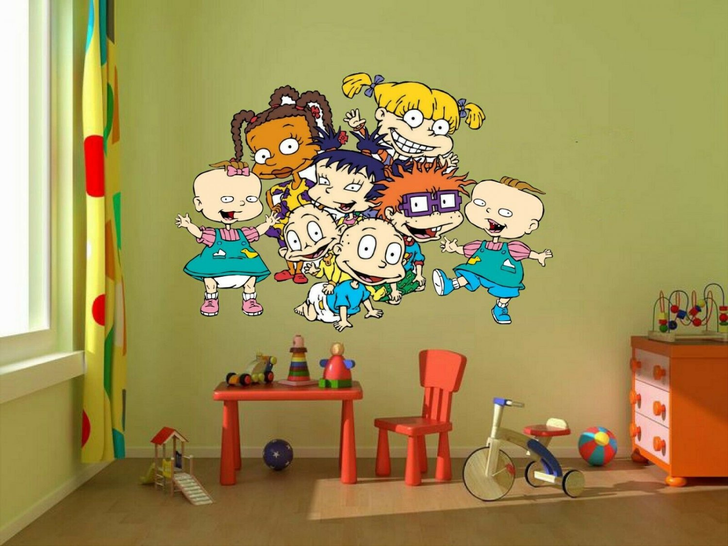 Rugrats, babies Window View Decal WALL STICKER Home Decor Art Mural