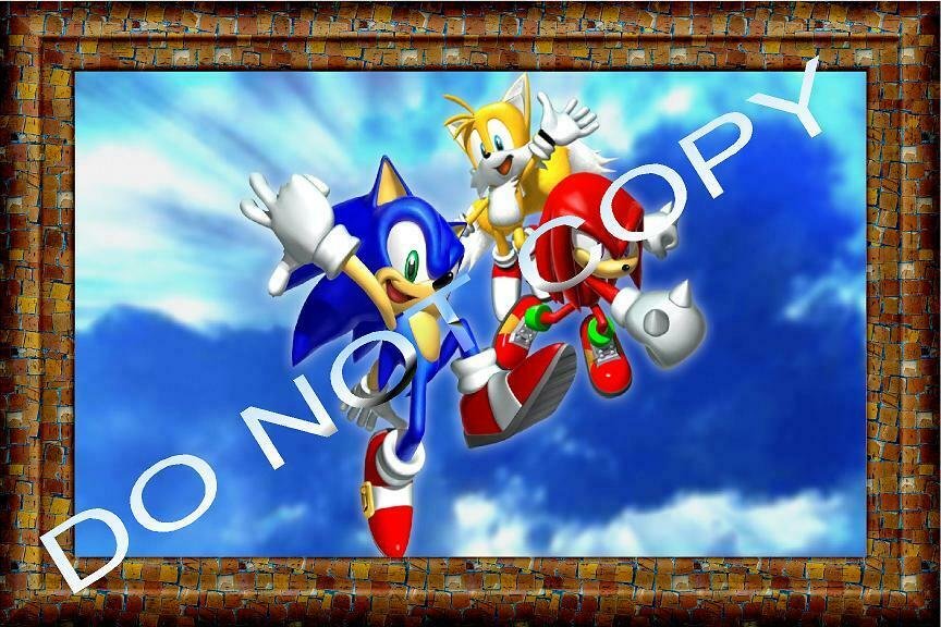 SkyView Characters Of Sonic Jumping Up Heroes Wall Window View Decal ...
