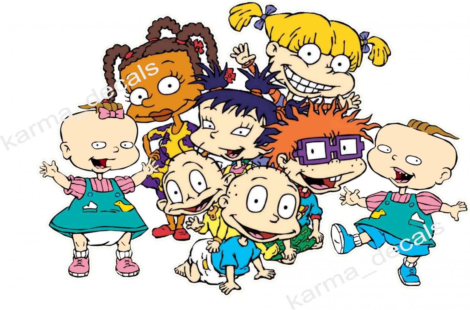 Rugrats, babies Window View Decal WALL STICKER Home Decor Art Mural 36"